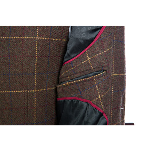 Made to Measure Brown Check Tweed Three Piece Suit - That British Tweed ...