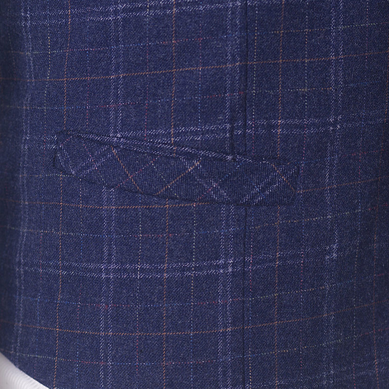 British Tweed Co - Navy Windowpane Check Tweed Jacket - That British ...