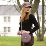 Glen Appin Bannock Small Harris Tweed Round Shoulder Bag LB1204 - That ...